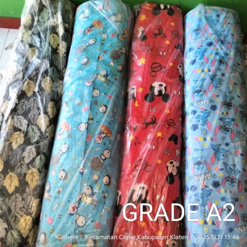Jual Kain Polymicro Grade A2 (harga perkilo isi 400x240cm) kualitas ...