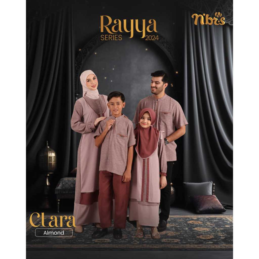 Jual RAYYA SERIES NIBRAS 2024 CLARA ALMOND// SARIMBIT NIBRAS 2024 CLARA ALMOND | Shopee Indonesia