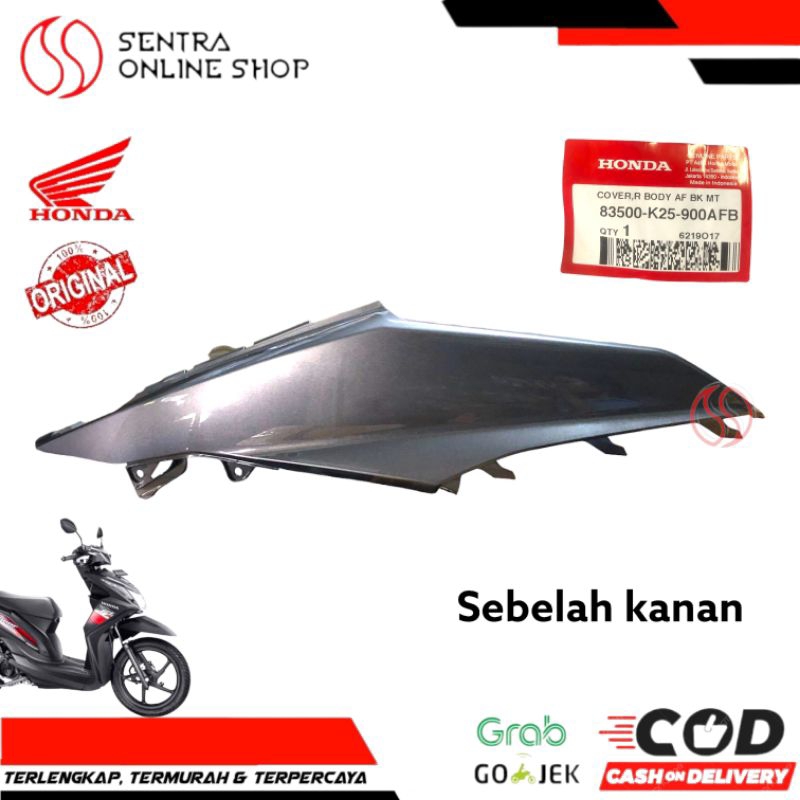 Jual Cover body body beat fi injeksi grey hitam abu abu original hgp ...