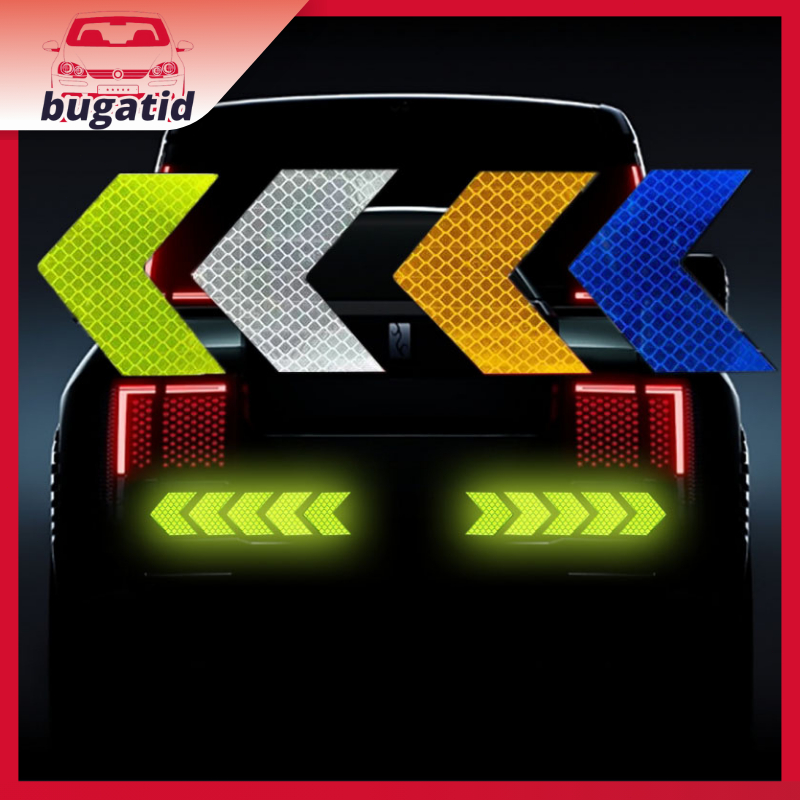 Jual 10 PCS Stiker Reflektor Mobil 3M Stiker PanahStiker Sticker Mobil ...