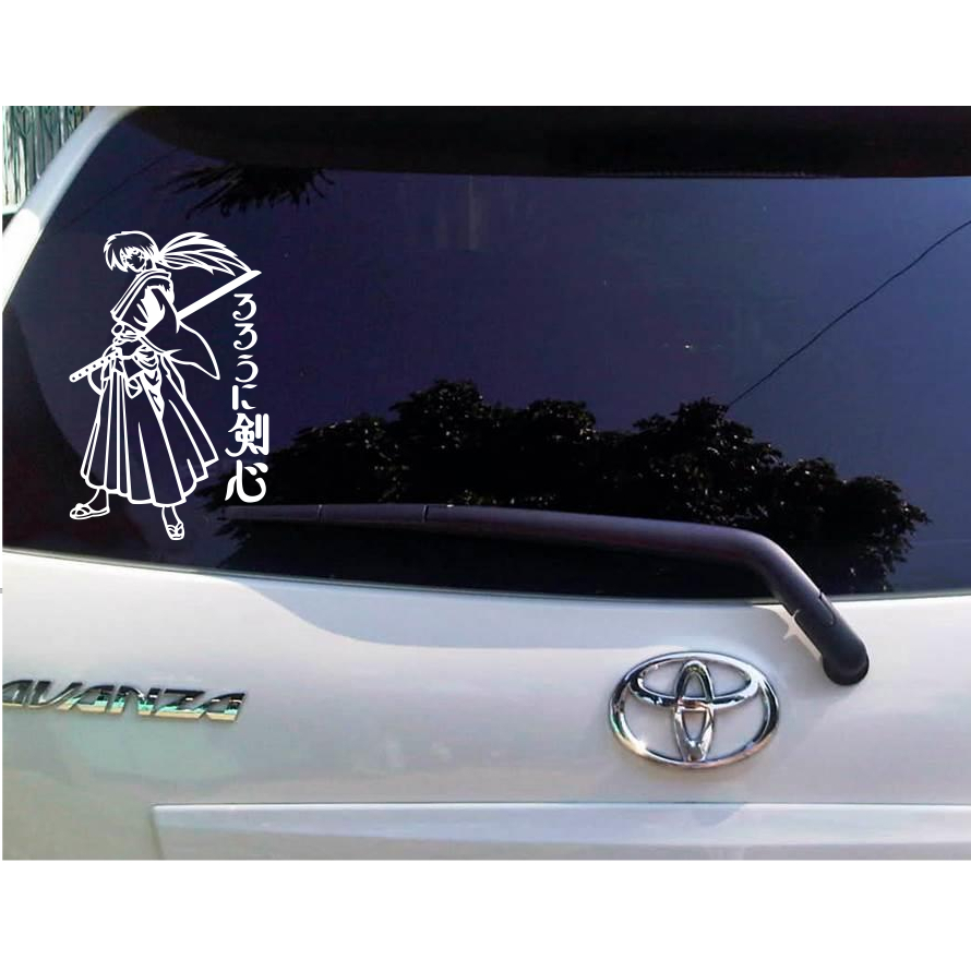 Jual Sticker Mobil Animasi Samurai x Cutting Sticker Samurai X ...