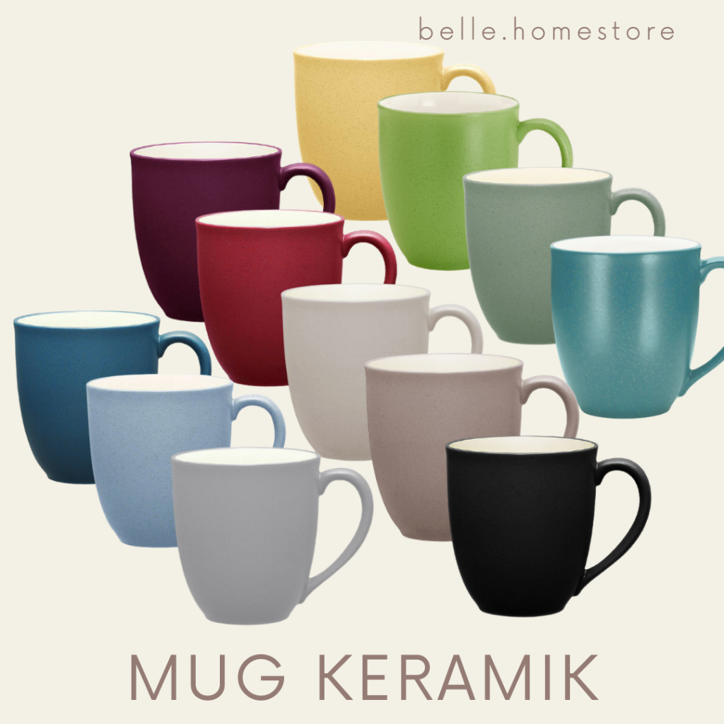 Jual MUG KERAMIK AESTHETIC CW GELAS WARNA WARNI DOFF BELLE.HOMESTORE ...