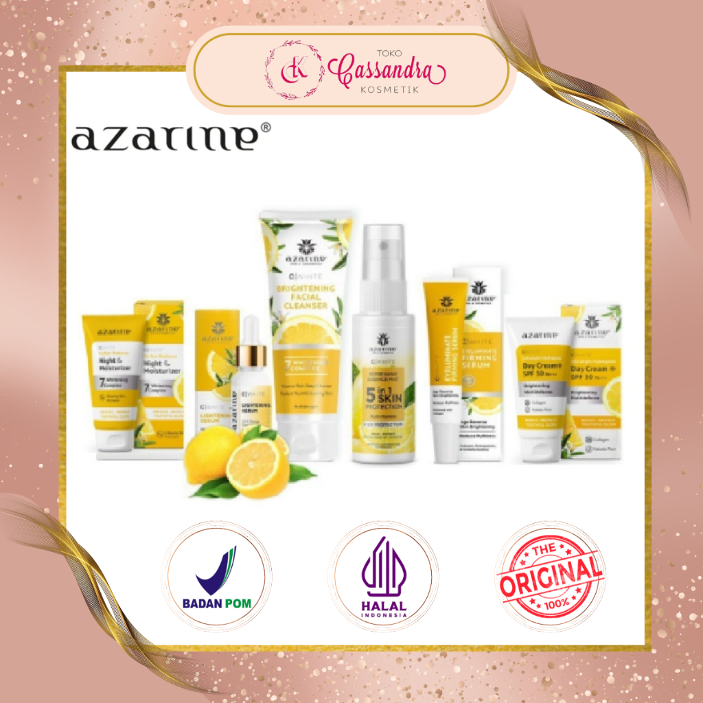 Jual AZARINE C-WHITE SERIES WHITENING ALL VARIANTS | Shopee Indonesia