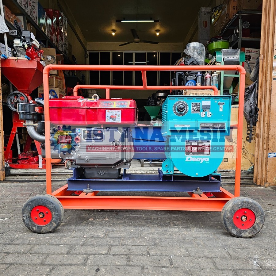 Jual MESIN DINAMO LAS WELDING GENERATOR DENYO D 300 300A COMPLETE MESIN ...