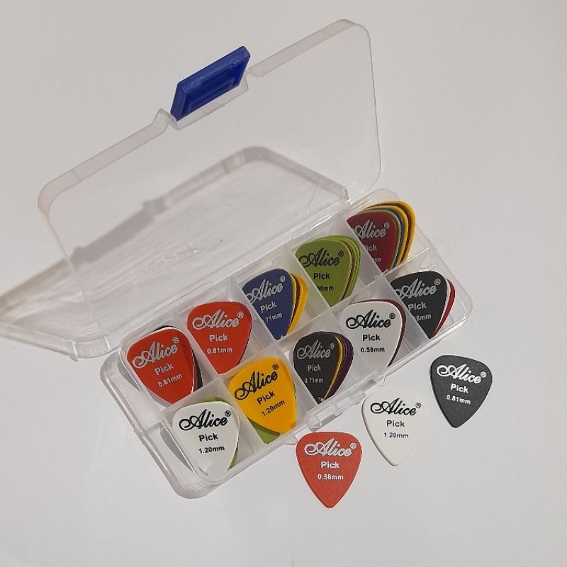 Jual Pick gitar Alice original harga 1pcs/biji berbagai ukuran dan pick ...