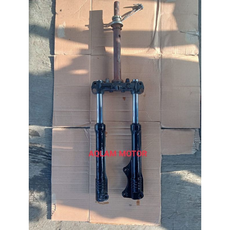Jual Shock depan motor Yamaha X-Ride 115 set segitiga / Original copotan | Shopee Indonesia