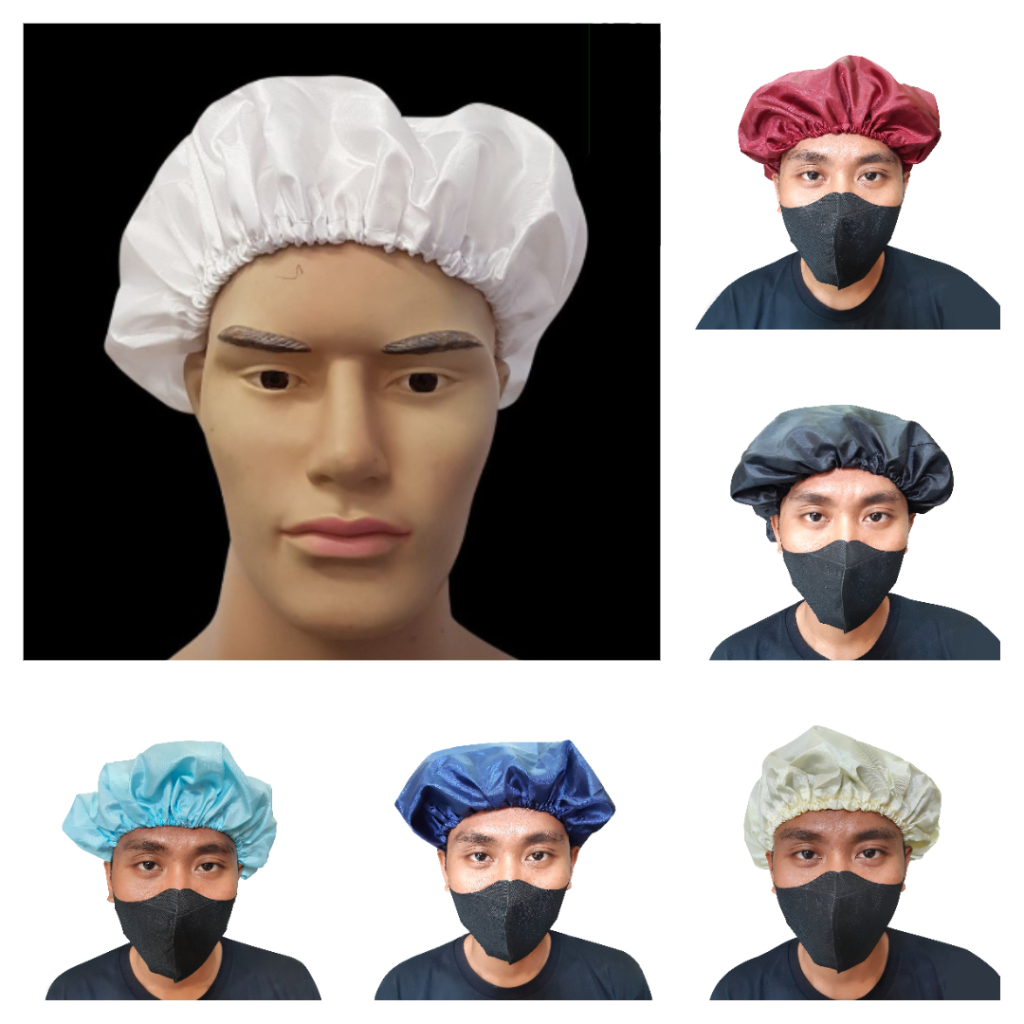 Jual Mobcap Mob Cap Reusable Pelindung Rambut Penutup Kepala Haircap ...