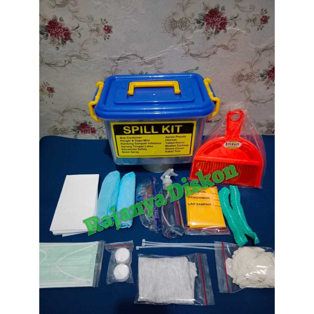 Jual Spill Kit Infeksius Klinik Rumah Sakit / Spil Kit Limbah B3 Medis ...