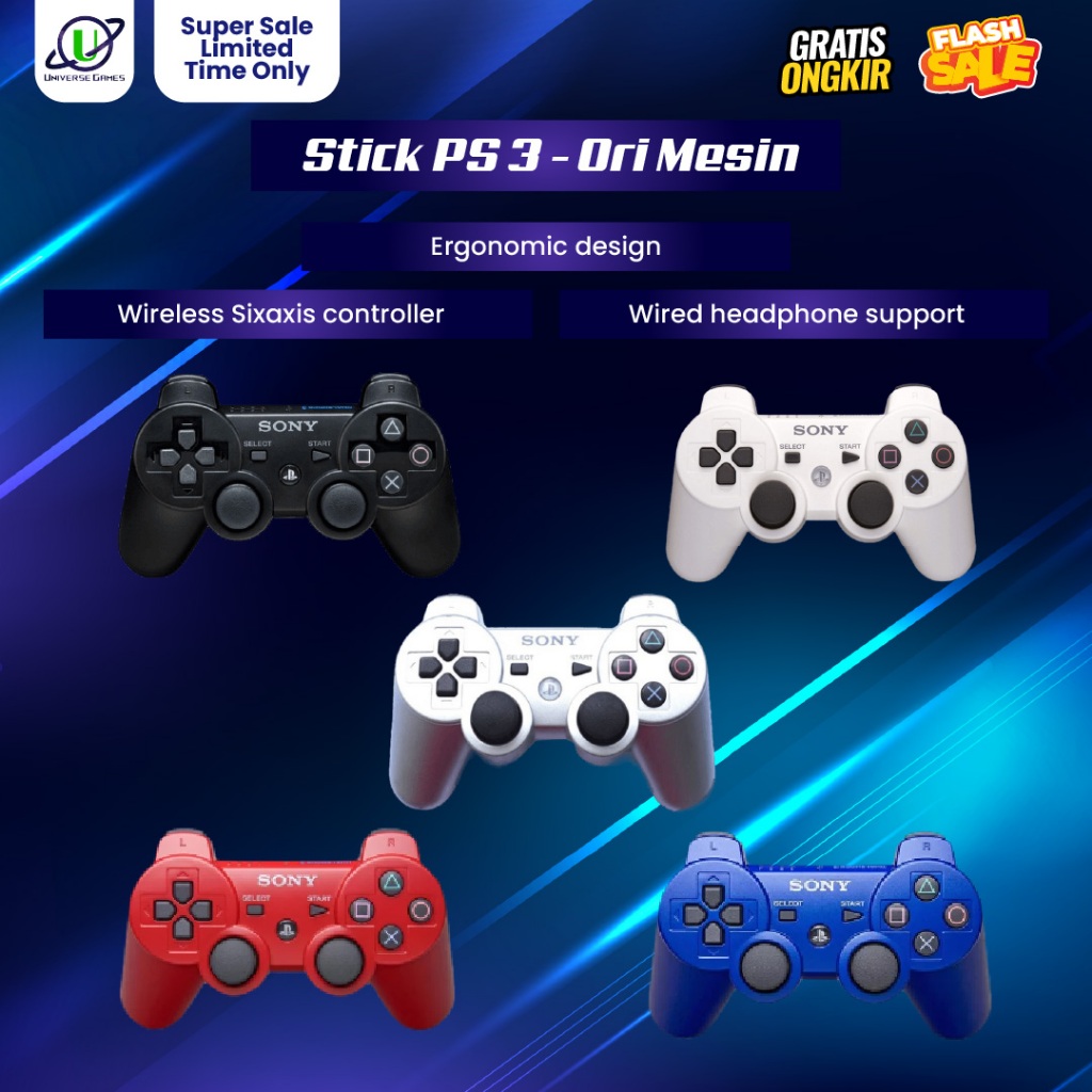 Jual Stick PS3 Original Mesin OM Garansi 1 Bulan - Stik PS 3 OM ...