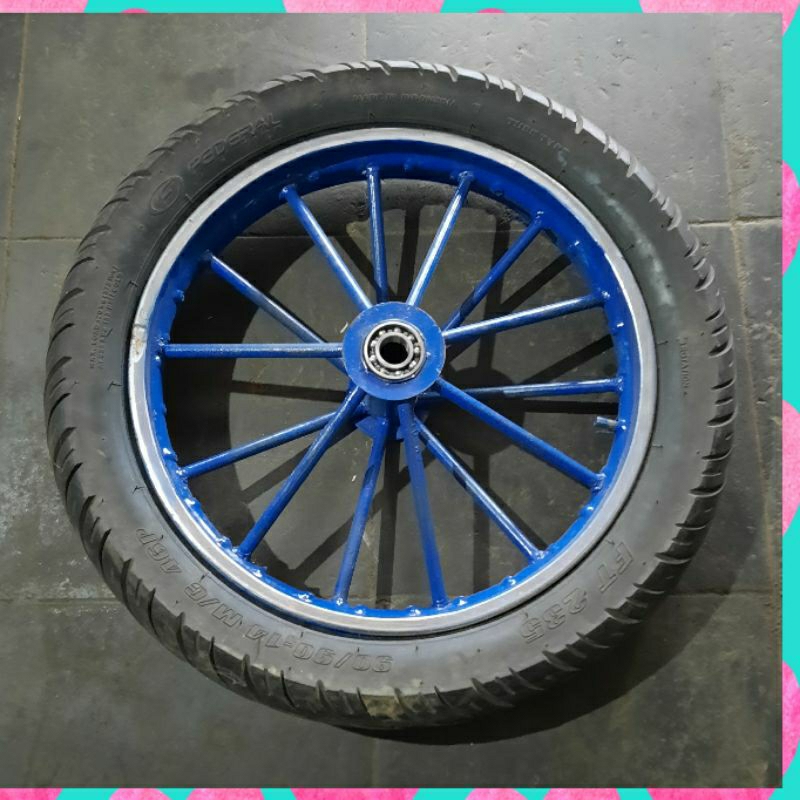 Jual Roda Gerobak Ring 14/17 Satu Set Tanpa As | Shopee Indonesia