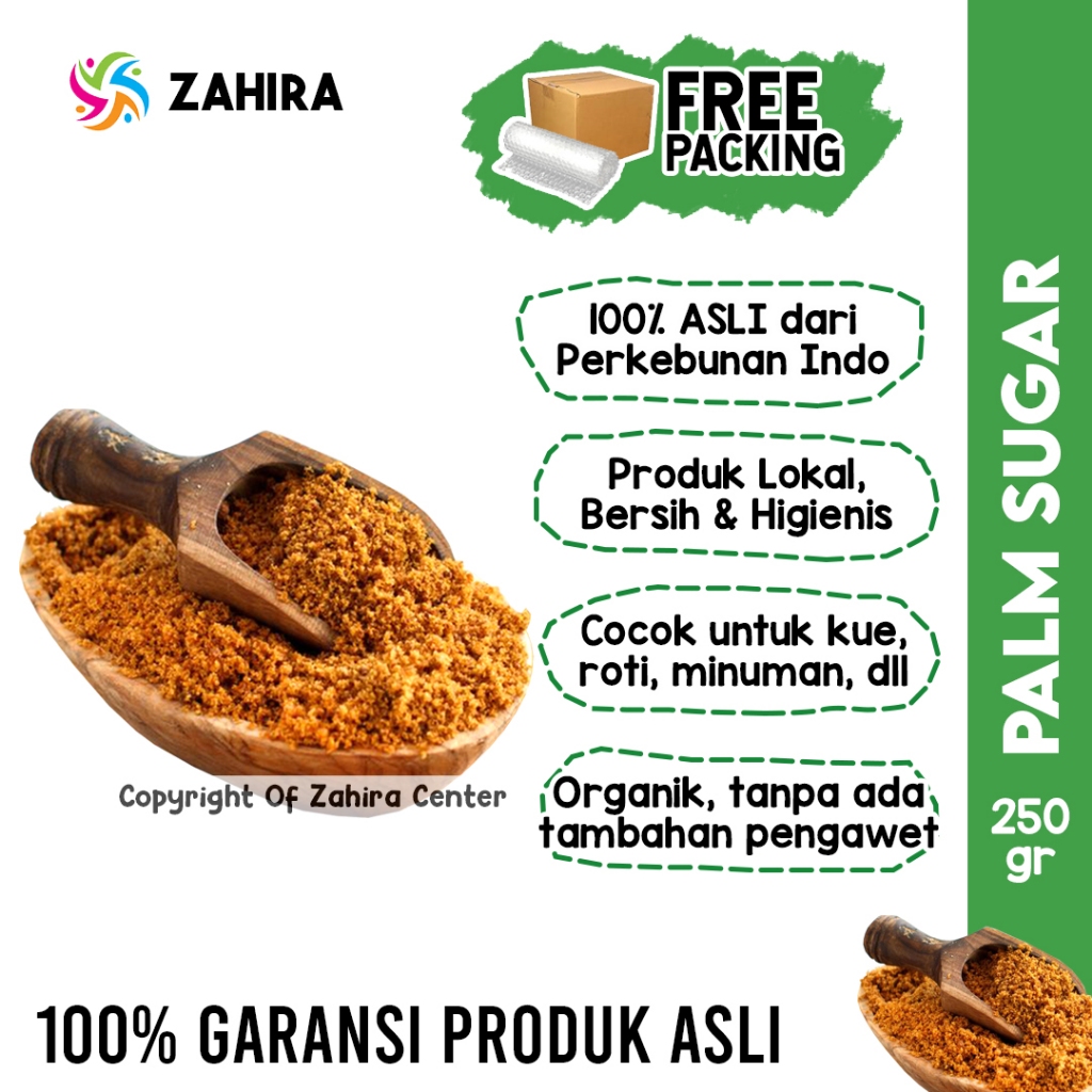 Jual Gula Aren Asli 250gr Palm Sugar Premium Organik Kualitas Export Gula Palem Gula Merah Brown ...