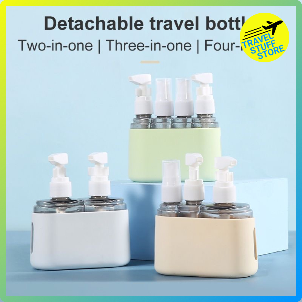 Jual Set botol kosmetik, botol perjalanan, botol semprot FDA, botol ...
