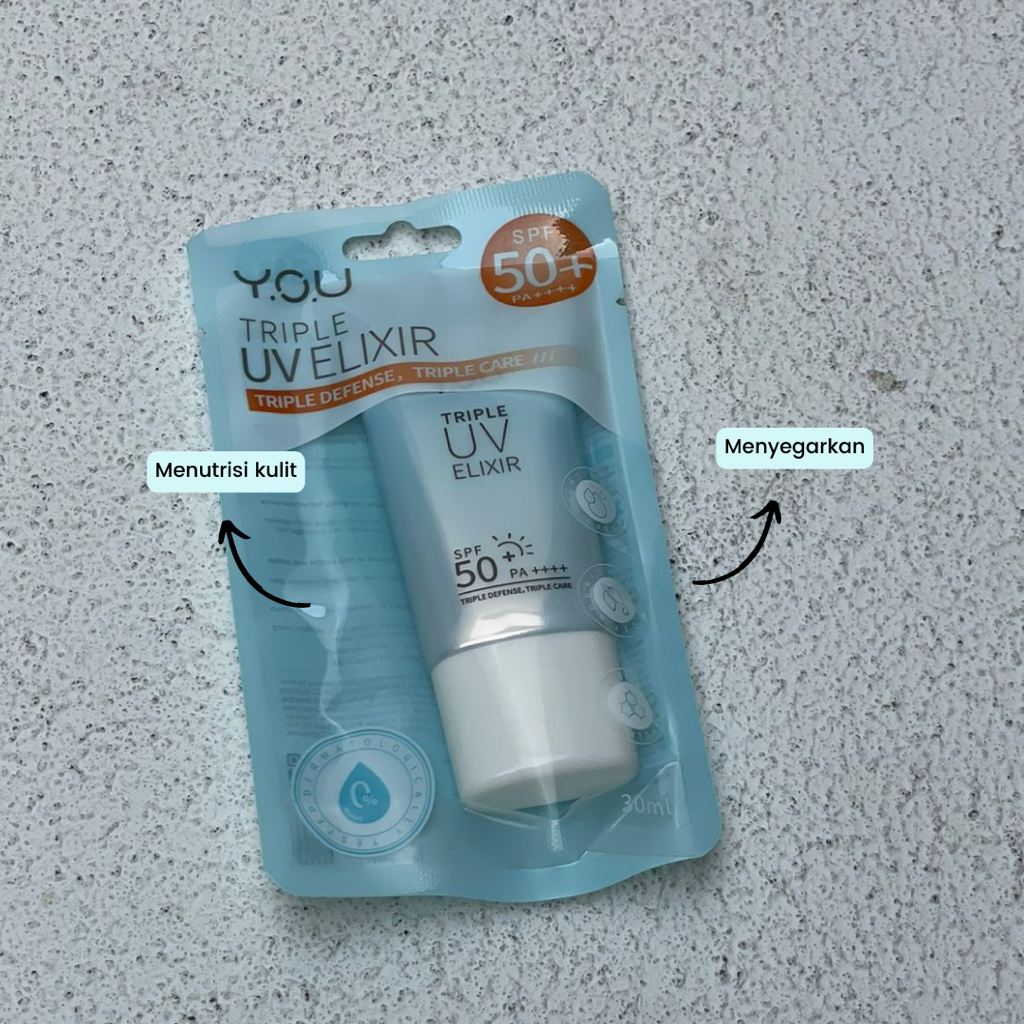 Jual NEW Y.O.U Triple UV Elixir SPF 50 PA++++ 30g | Shopee Indonesia