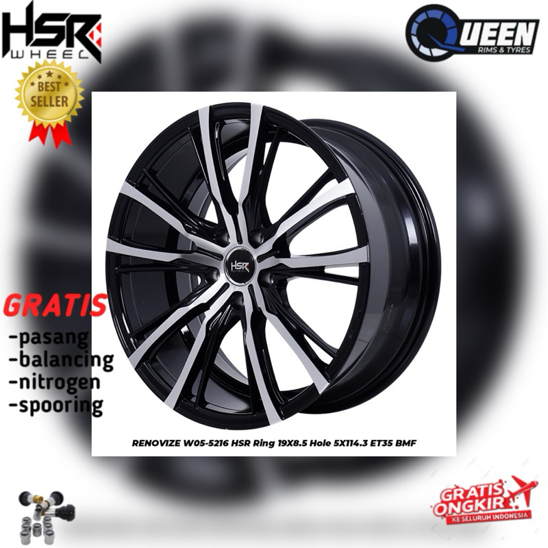 Jual VELG RACING ELEGAN R19 HSR RENOVIZE untuk mobil innova, reborn ...
