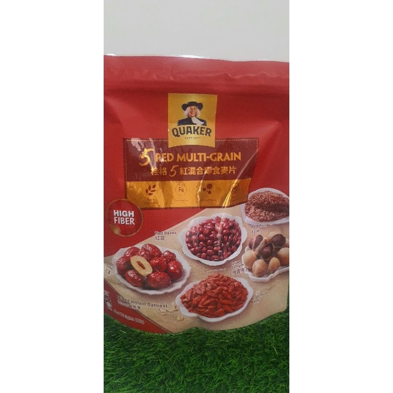 Jual quaker aot 5 red multi grain 480gram | Shopee Indonesia