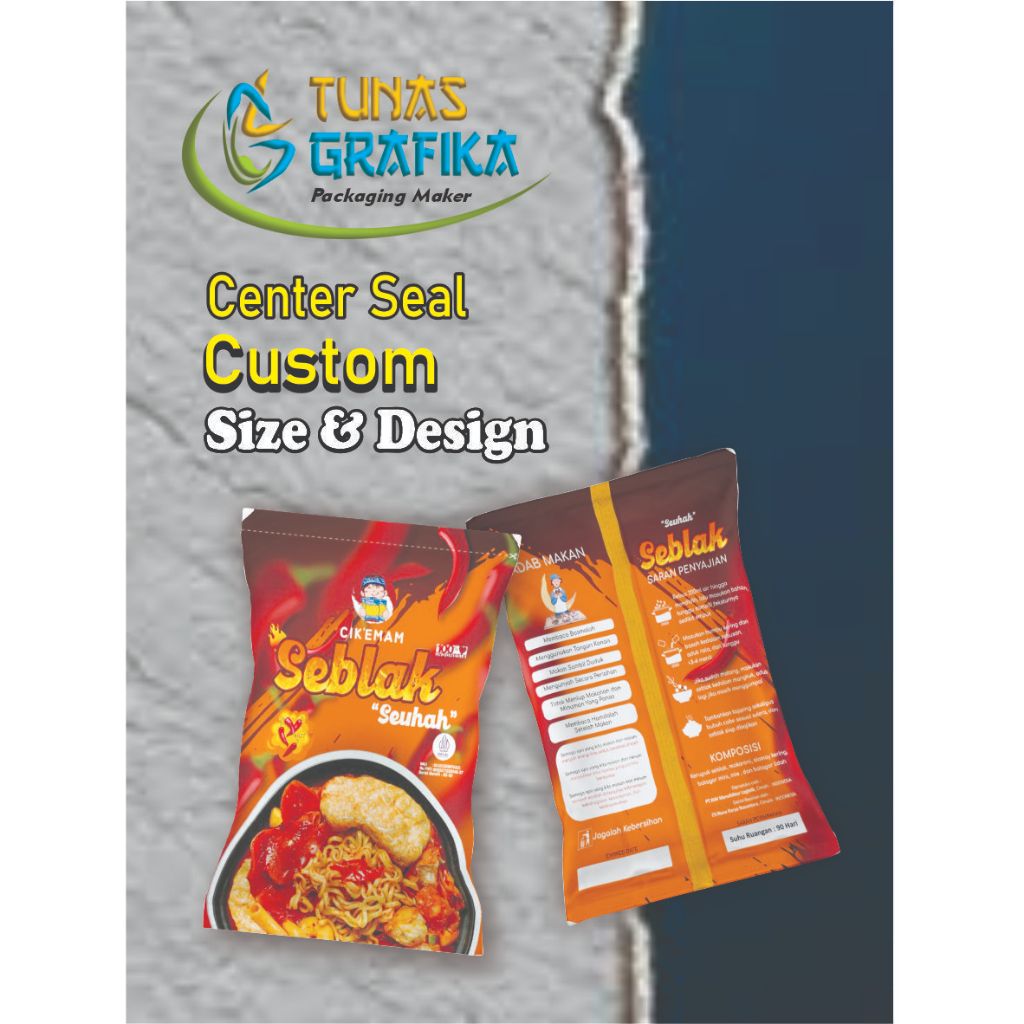 Jual CENTER SEAL FULL PRINTING / KEMASAN BANTAL / KEMASAN MURAH ...