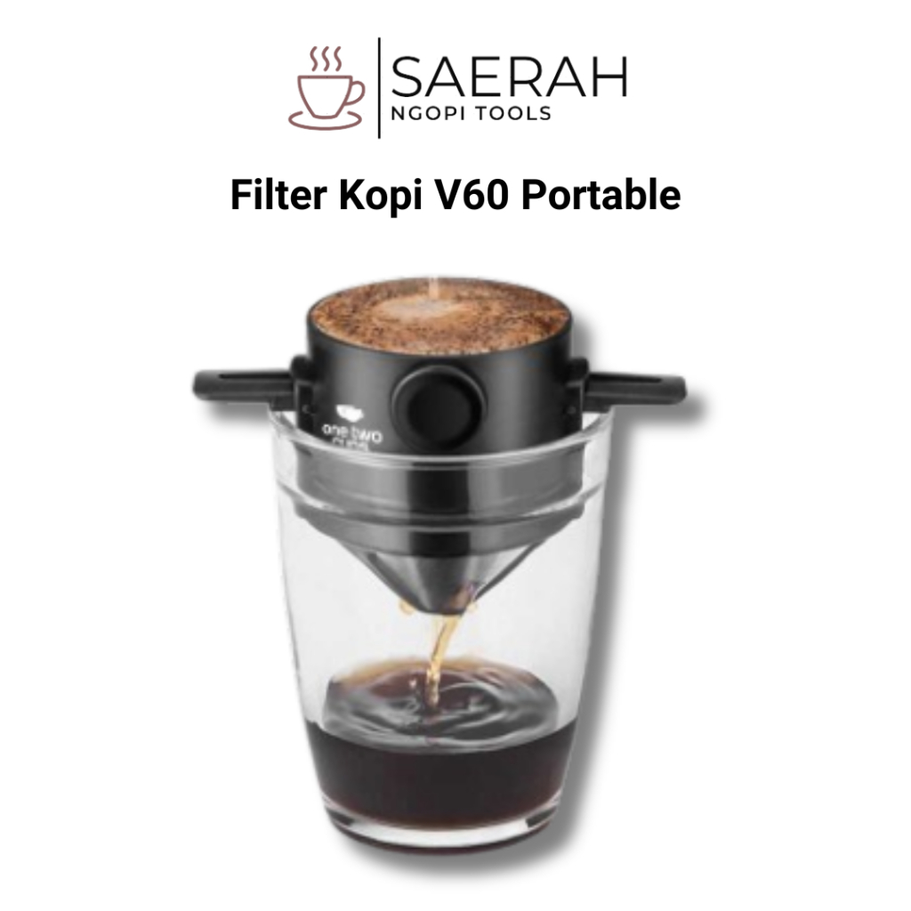 Jual Filter Penyaring Kopi V60 Portable Cone Coffee Dripper Alat Saring ...
