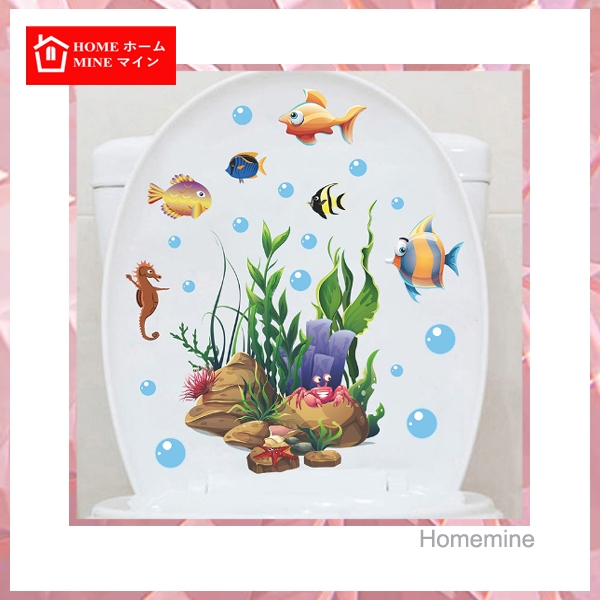 Jual Homemine Stiker Toilet Sticker Closed Duduk Dekorasi Stiker ...