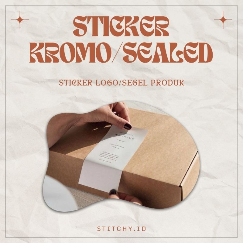 Jual [ CETAK STIKER KROMO SEGEL/LOGO ] MIN PMBELIAN 50PCS | Shopee ...