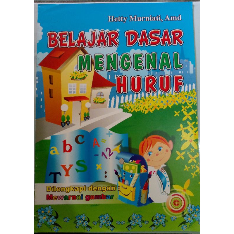 Jual Buku Belajar Dasar Mengenal Huruf Untuk PAUD/TK/RA Ukuran Besar A4 ...