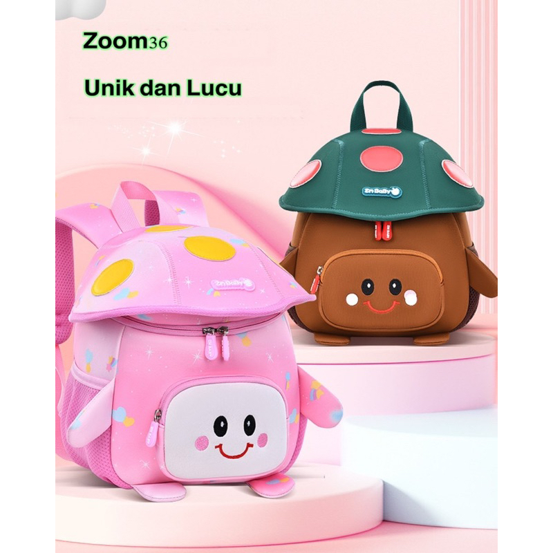 Jual ZM BABY 5827 Mushroom Tas Sekolah Tas Ransel Anak Tas Anak TK ...
