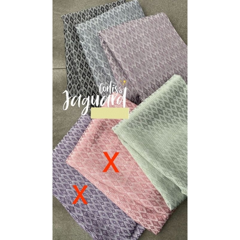 Jual KAIN SARIMBIT SERAGAM LEBARAN BATIK ETNIK BAHAN JAGUARD MONOGRAM ...