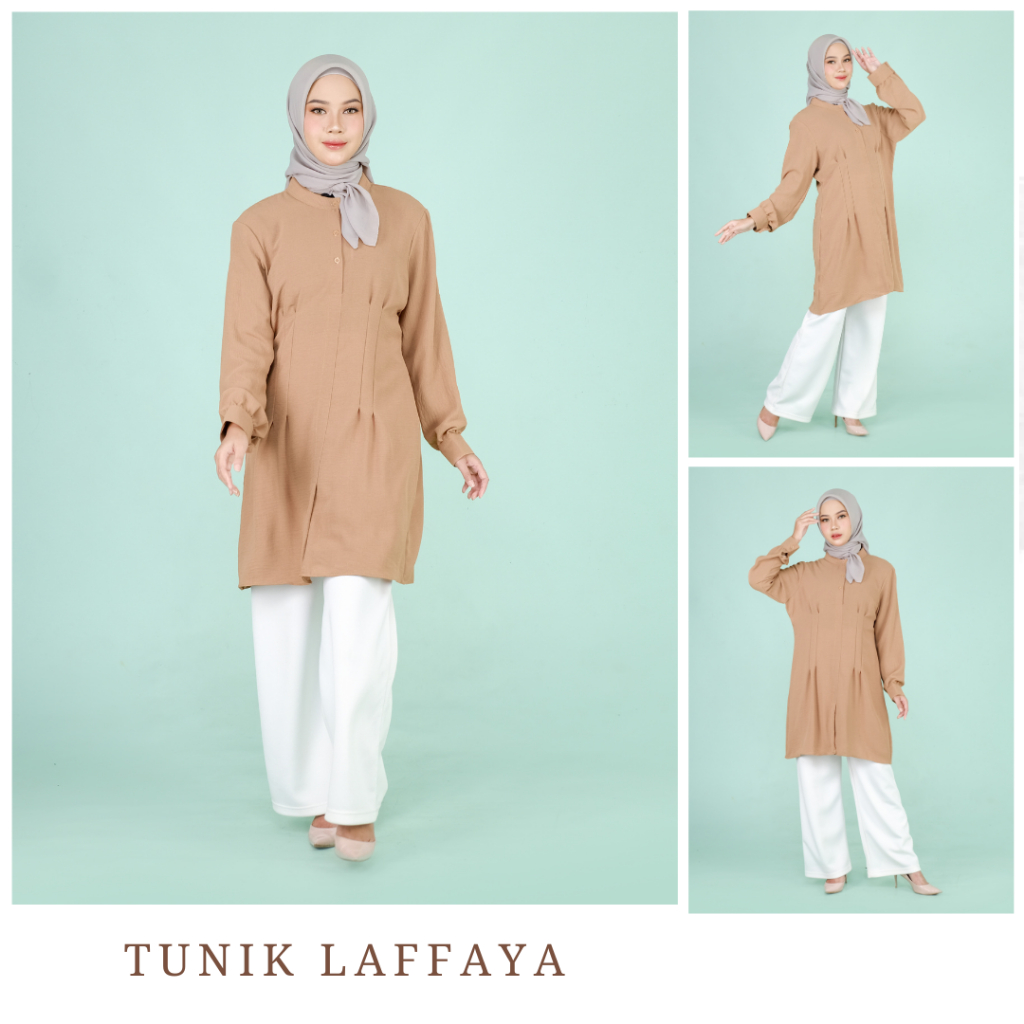 Jual CATALEA TUNIK KERJA POLOS LAFFAYA SERIES | Shopee Indonesia
