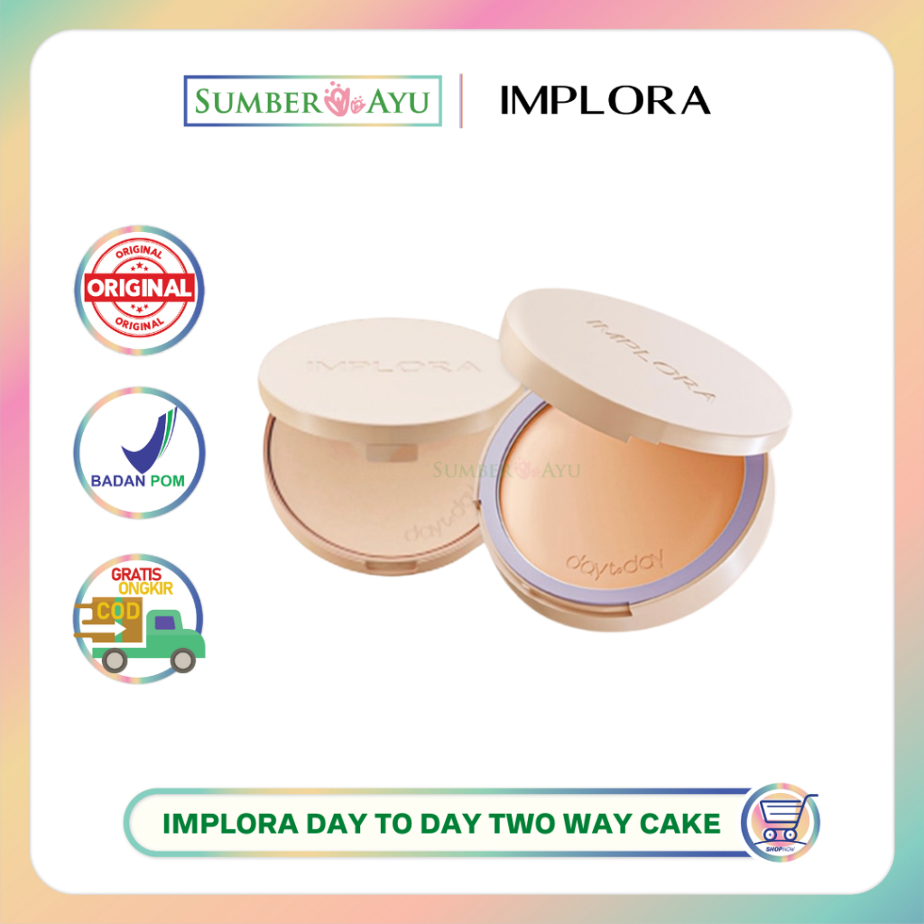 Jual SUMBER AYU IMPLORA DAY TO DAY TWO WAY CAKE | Shopee Indonesia