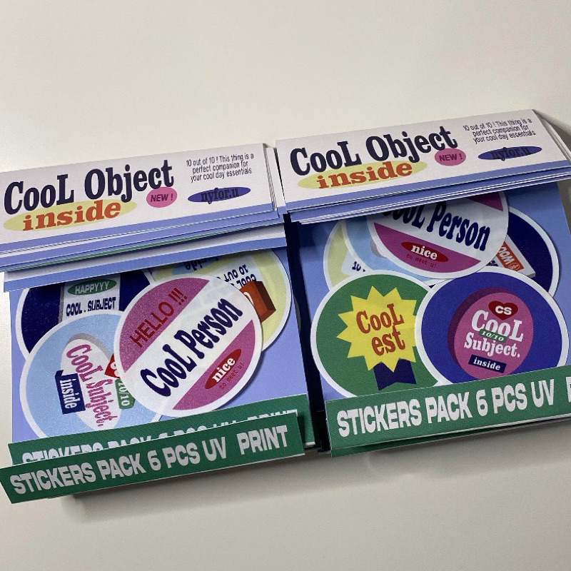 Jual COOL OBJECT INSIDE STICKERS SET VER | Shopee Indonesia