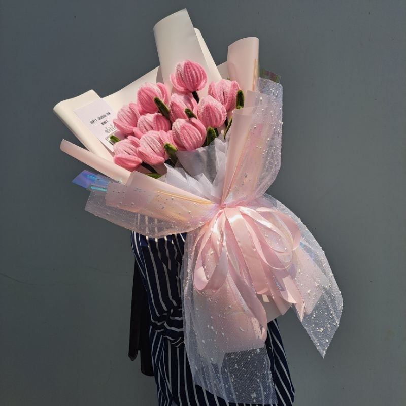 Jual Buket Tulip Mercy 10 Tangkai Large | Shopee Indonesia