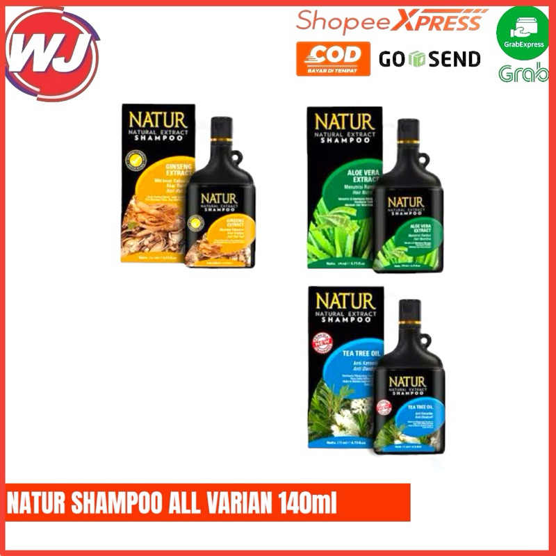 Jual NATUR SHAMPOO ALL VARIAN 140ml | Shopee Indonesia