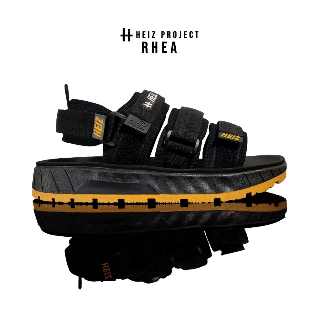 Jual HEIZ PROJECT - Rhea Black | Sandal Traveling Sandal Gunung Pria ...