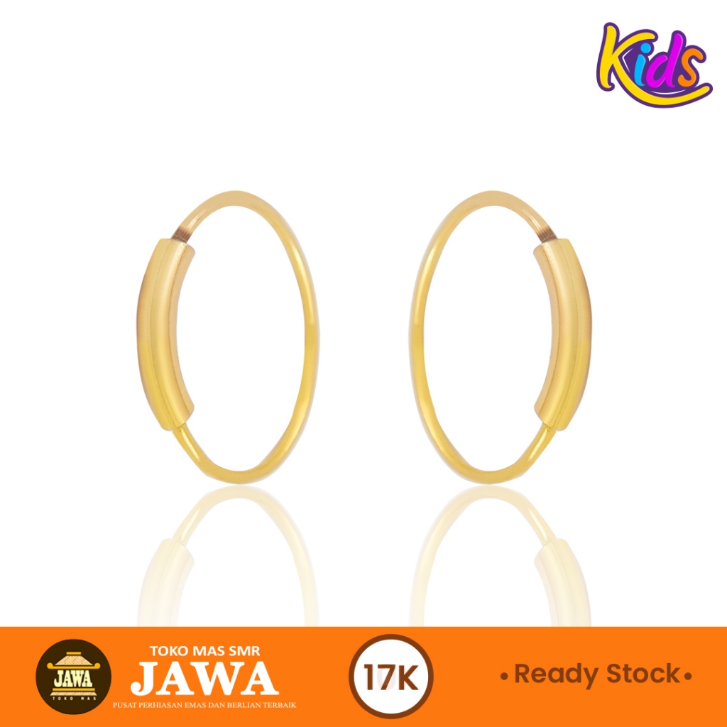 Jual Anting Emas Ring Klasik Baby Newborn 17 Karat Toko Mas Jawa ...