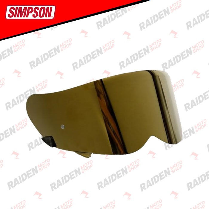 Jual Visor Simpson Venom Speed Bandit Gold Kaca Helm | Shopee Indonesia
