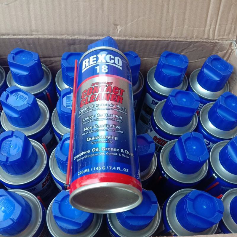 Jual Rexco 18 Pembersih Elektrik 220ML Contact Cleaner Rexco 220ML ...