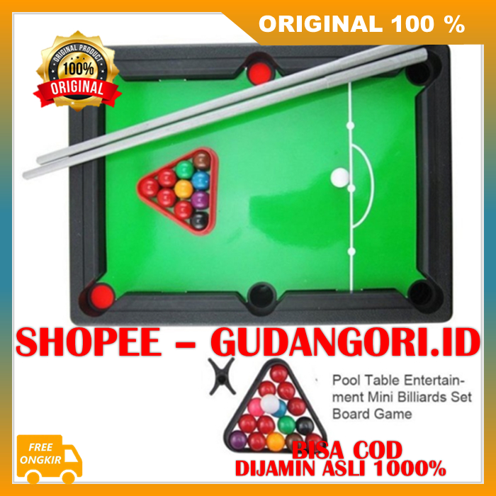 Jual Billiard Toys Mini Set Up Mainan Anak Billiard Mini ORIGINAL ...