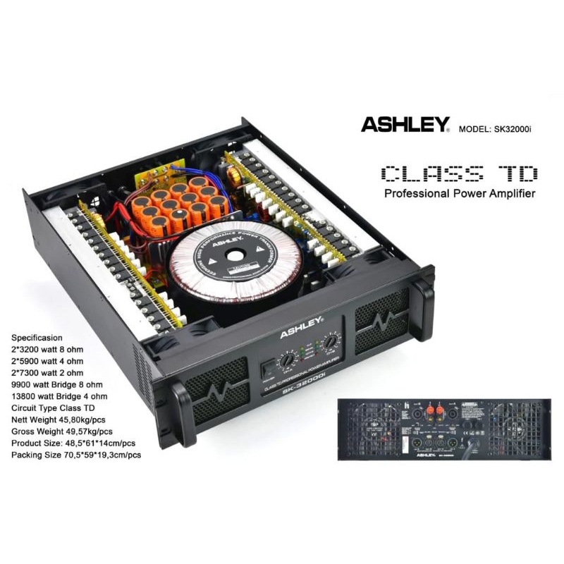 Jual ashley power 2ch sk32000i | Shopee Indonesia