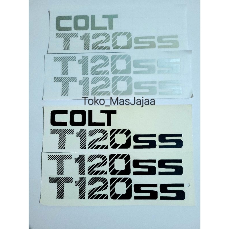 Jual sticker stiker pintu colt t120ss / stiker t120ss colt mitsubishi ...