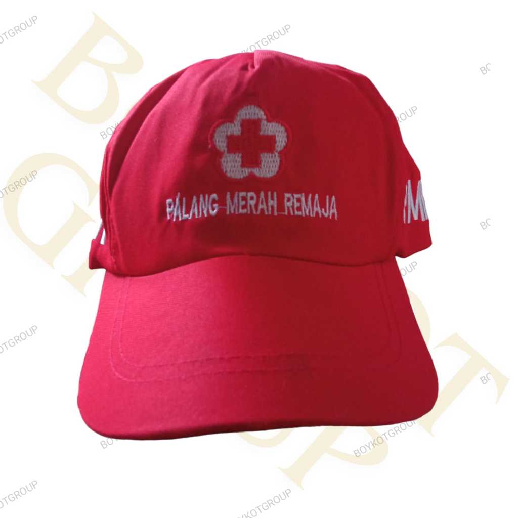 Jual Topi PMR Topi Palang Merah Remaja warna merah bagus | Shopee Indonesia