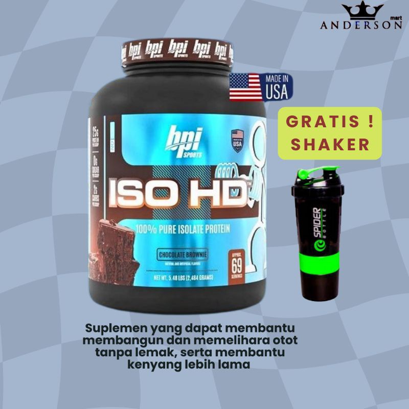 Jual BPI SPORTS ISO HD 5 lbs Whey protein isolate | Shopee Indonesia