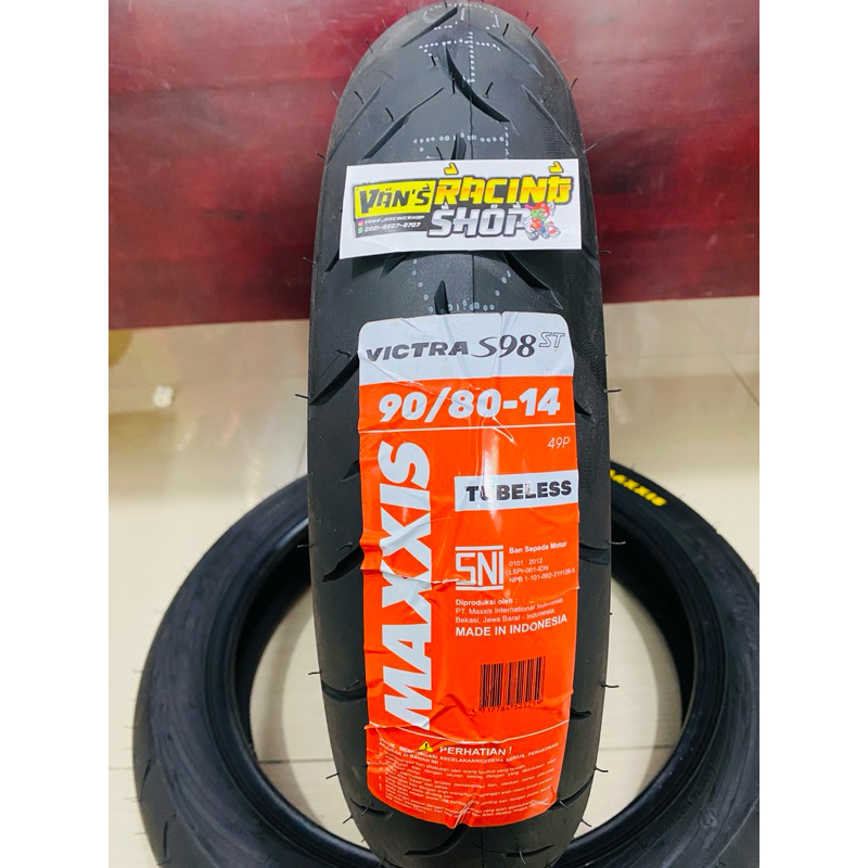 Jual BAN MAXXIS VICTRA TUBELESS 90/80-14 100/80-14 (90/80 - 100/80 ...