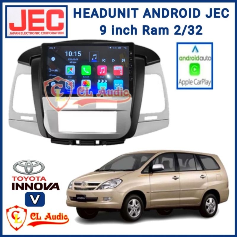 Jual Head Unit Android JEC 9 Inch Toyota Innova 2005-2011 Type V ...