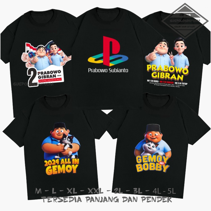 Jual TYPE 02 BANYAK GAMBAR Kaos Prabowo gibran kartun - Kaos 2023 All ... Jual TYPE 02 BANYAK GAMBAR Kaos Prabowo gibran kartun - Kaos 2023 All ...