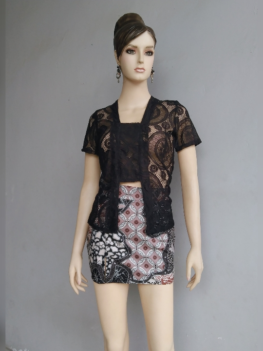 Jual stelan kebaya kekinian.rok set kebaya/ KBY 01 kebaya burkat/ set ...