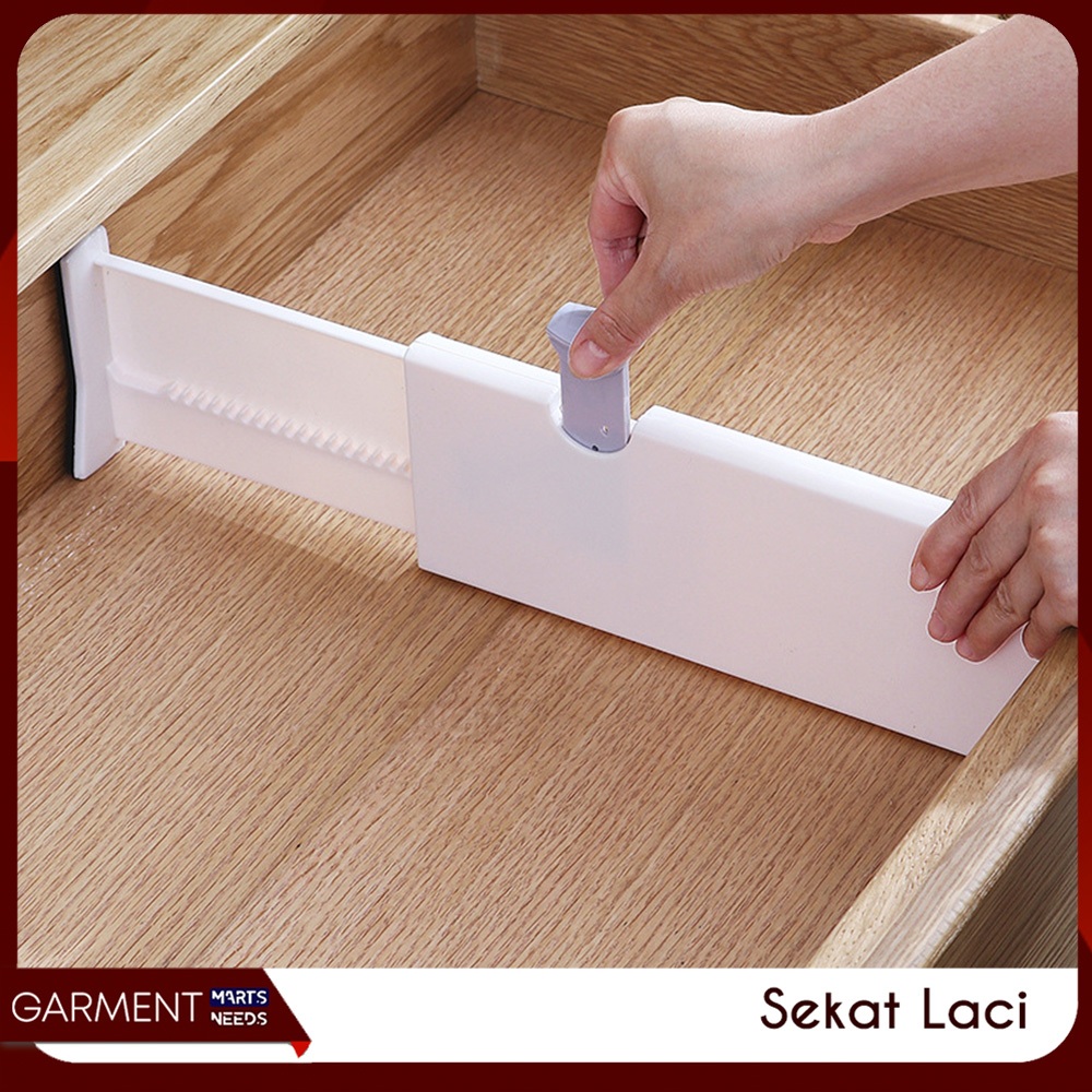 Jual Sekat Laci Pembatas Lemari Fleksibel Partisi Desktop Organizer ...
