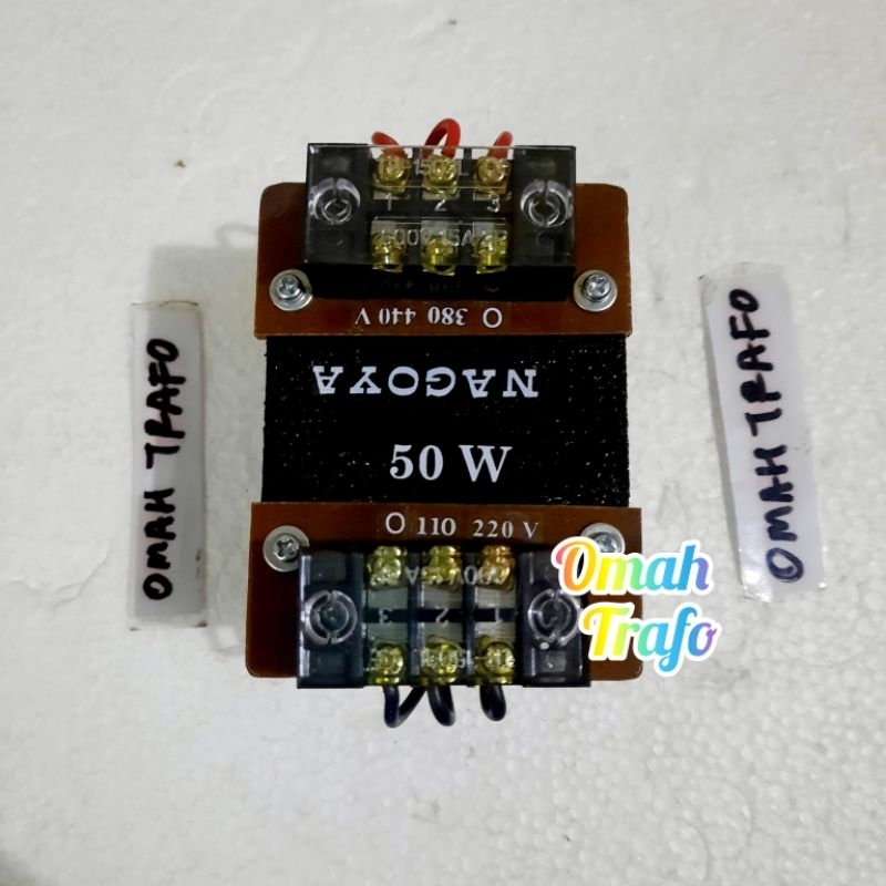 Jual trafo step up step down travo auto 50 watt 380 440v / 110 220v ...