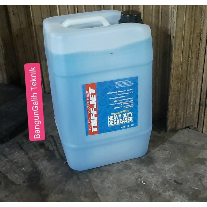 Jual Tuff Jet Heavy Duty Degreaser pembersih kerak 20 liter | Shopee ...