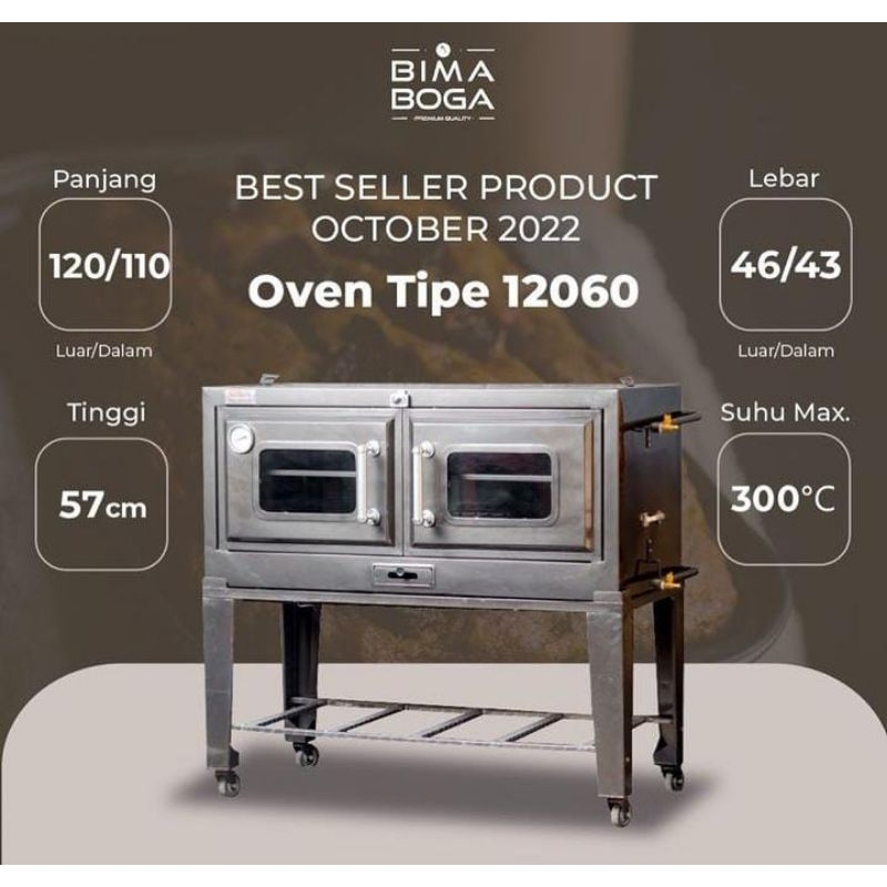 Jual Oven Gas Bima Boga Type 12060 | Shopee Indonesia