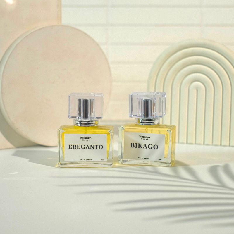 Jual KUMIKO Parfums Bikago/Women -Ereganto/Man -Extrait de Parfum ...