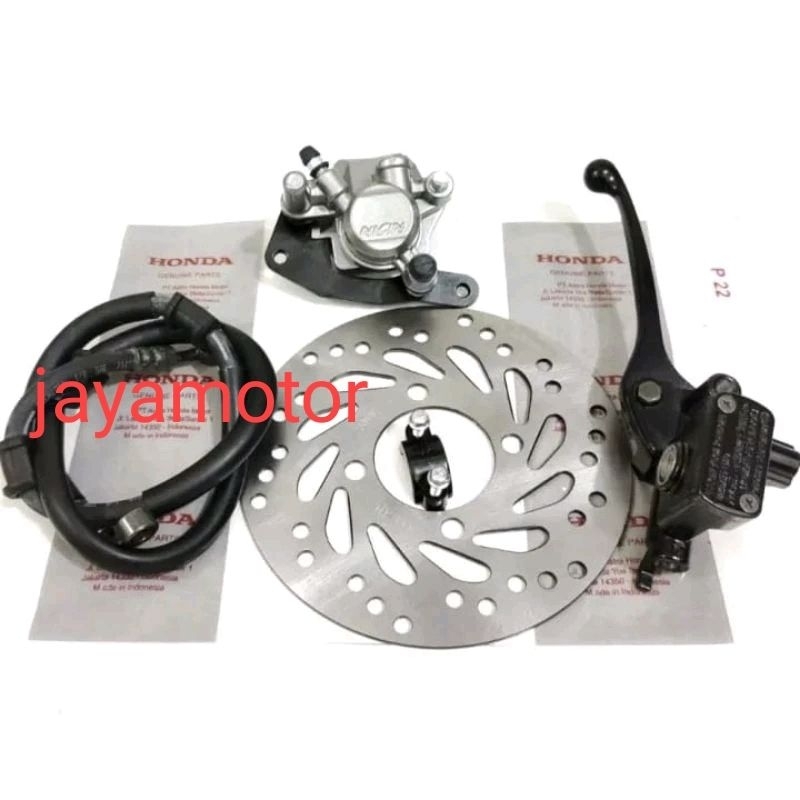 Jual selang rem+piringan+master rem set+kaliper depan Honda beat karbu ...